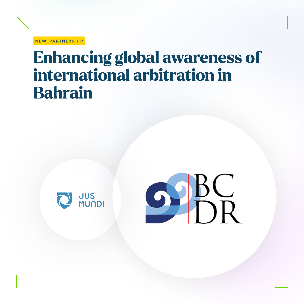 New Partnership: The Bahrain Chamber for Dispute Resolution (BCDR) and ...