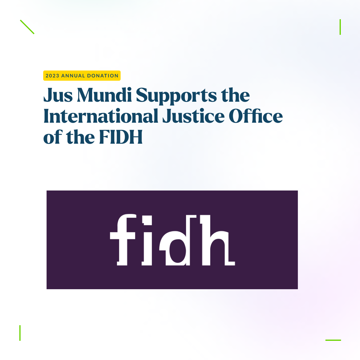 Jus Mundi’s 2023 Annual Donation Supports the International Justice ...