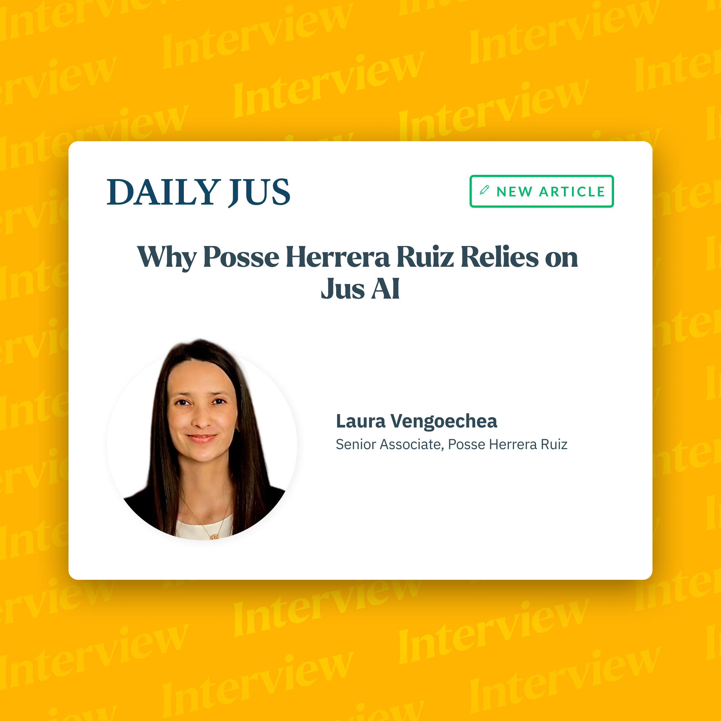 Why Posse Herrera Ruiz Relies on Jus AI - Daily Jus